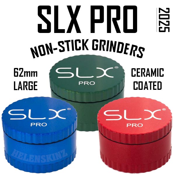 SLX PRO Ceramic Coated Non Stick 62mm 4pc Herb Grinders NZ