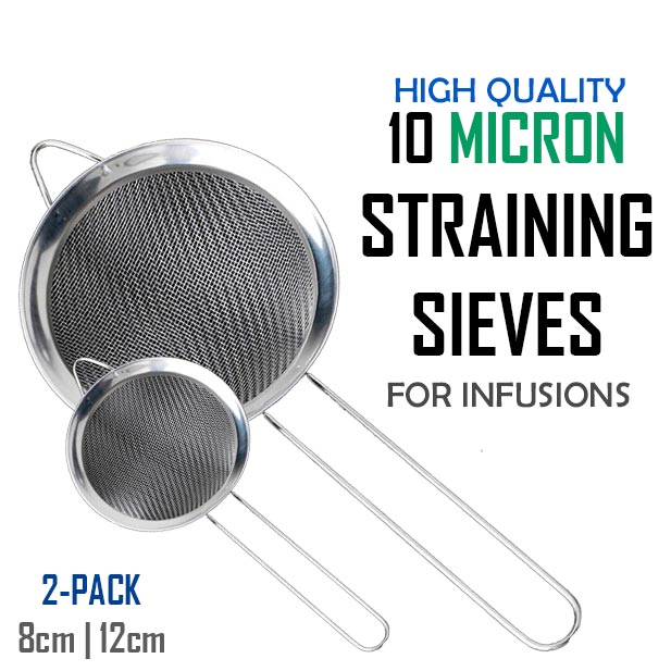 Stainless Steel Sieve 2-Pack for Filtering Infusions | Ardent FLEX NZ